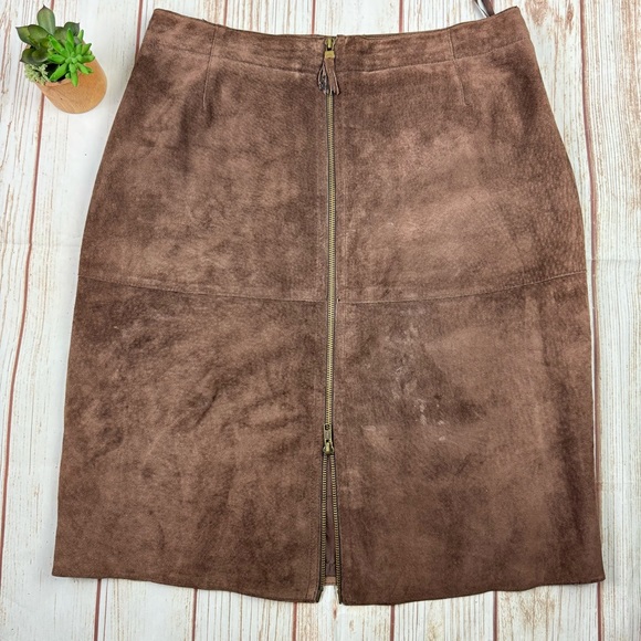 Isaac Mizrahi | Skirts | Isaac Mizrahi For Target Gen Suede Zip Front ...